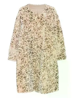TOTEME Stracciatella Shearling Coat - Neutrals
