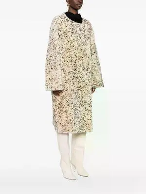 TOTEME Stracciatella Shearling Coat - Neutrals