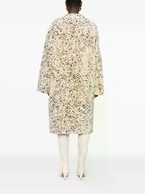 TOTEME Stracciatella Shearling Coat - Neutrals