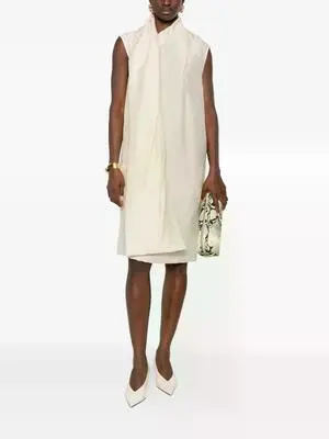 TOTEME Attached-scarf Dress - Neutrals