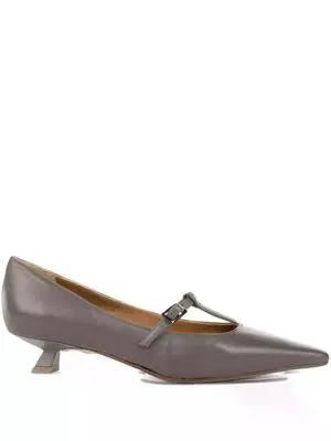 CHANTAL T-strap Heel Pumps - Brown