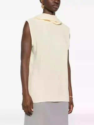TOTEME Sleeveless Cocoon Blouse - Neutrals