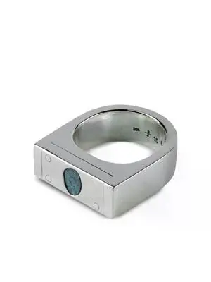 PARTS OF FOUR Plate Diamond Ring - Silver