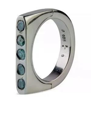 PARTS OF FOUR Sistema Diamond Ring - Silver