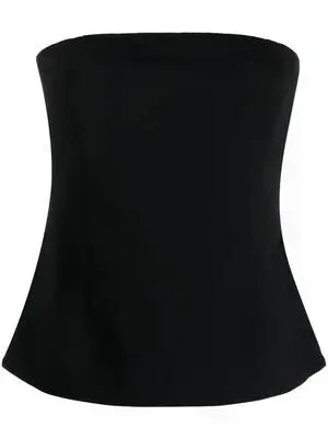 Co Strapless Stretch-crepe Top