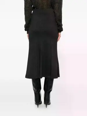 RAME High-waist A-line Midi Skirt