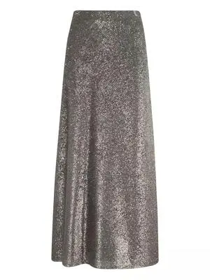 Herno Sequin-embellished A-line Midi Skirt