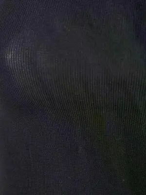 ENTIRE STUDIOS Ribbed Knit Strapless Top - Black