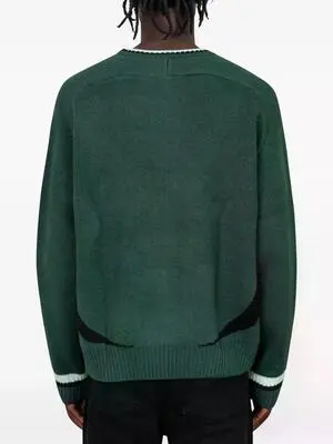 Adidas Striped Long-sleeved Sweater