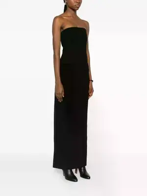 TOTEME Strapless Dress With Pockets - Black