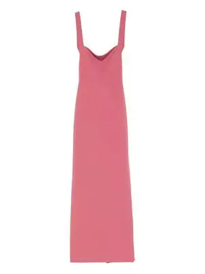 Solace London Square-neck Maxi Dress - Pink