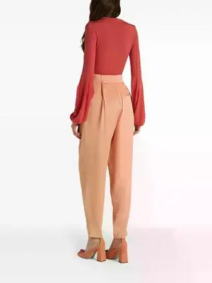 GENNY Pleat-detailing Tapered Trousers