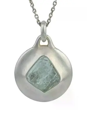 PARTS OF FOUR Morphed Disk Necklace - Silver