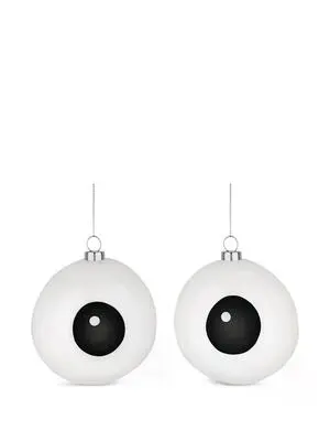 ALESSI Eye-motif Bauble Ornament - Black