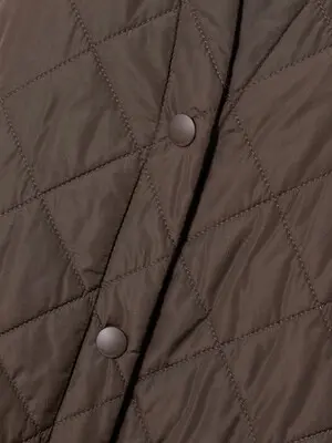 Max Mara Berta Leather-trimmed Quilted Shell Coat