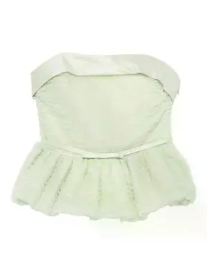 Viktor & Rolf Tulle Ruffle Sleeveless Top