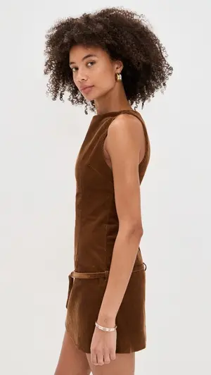 Lioness Cocquette Corduroy Mini Dress