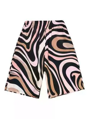 Emilio Pucci Marmo Elasticated Basketball Shorts