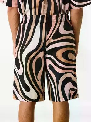 Emilio Pucci Marmo Elasticated Basketball Shorts