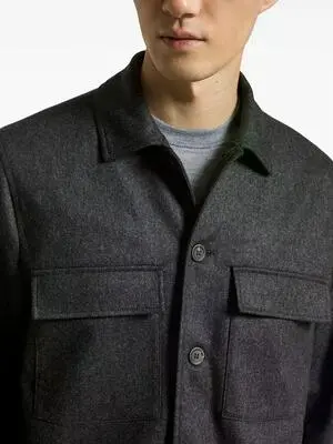 Peserico Pocket Button Jacket - Grey
