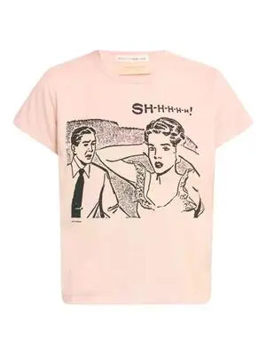 MOTHER Printed T-shirt - Pink