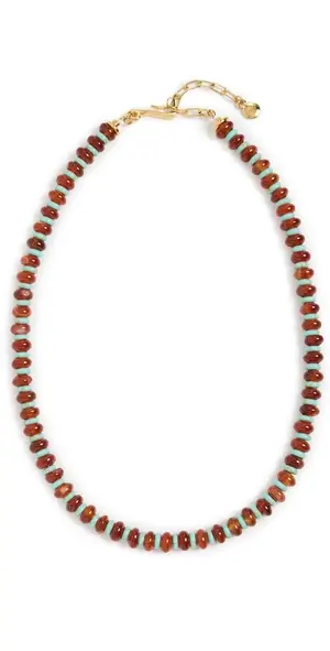 MAYAMAR Agate And Turquoise Beaded Necklace
