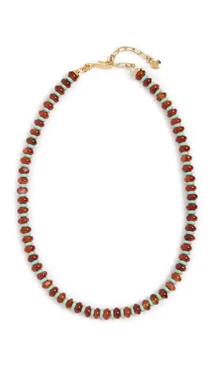 MAYAMAR Agate And Turquoise Beaded Necklace
