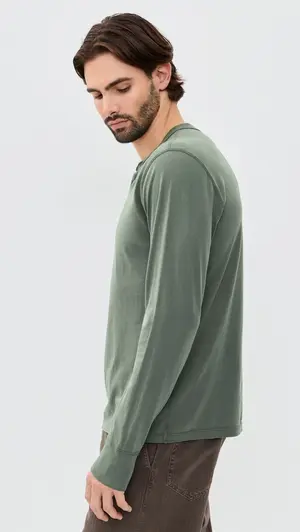 S.k.u. Long Sleeve Supima Jersey Henley