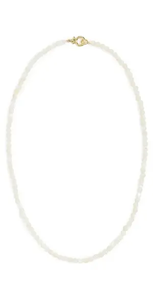Gorjana Carter Gemstone Necklace - Mother Of Pearl