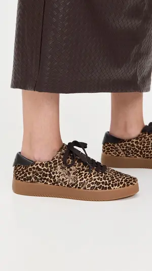 Tory Burch Phoenix Leopard Haircalf Sneakers - Leopard Multi / Leopard Multi