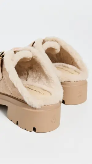 STUART WEITZMAN Benni Shearling Mules