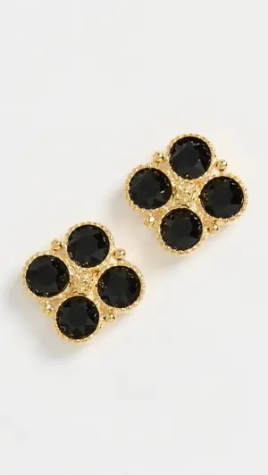 KENNETH JAY LANE Gold Post Earrings