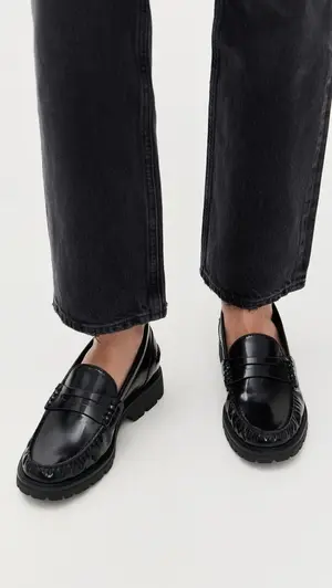 Rag & Bone Corey Loafers - Black