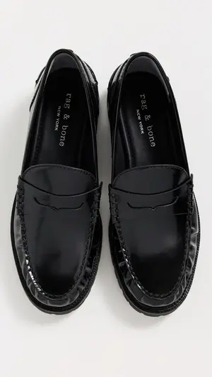 Rag & Bone Corey Loafers - Black