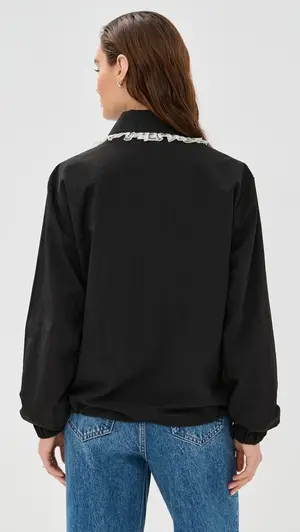 TANNER FLETCHER Archie Lace Trim Track Jacket