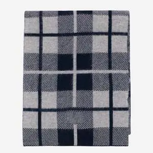 Guest In Residence Wool And Cashmere Scarf With Check Pattern - Red