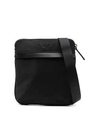 Emporio Armani Nylon Crossbody Bag - Black