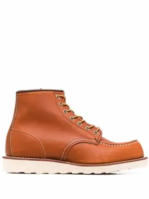 Red Wing Round Toe Boots For Men