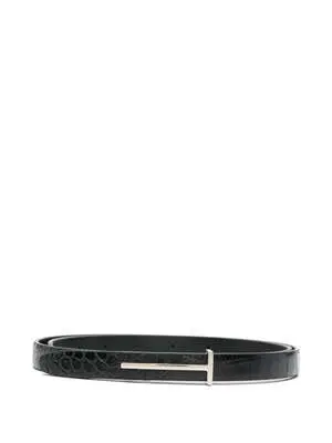 TOM FORD Leather Belt - Black