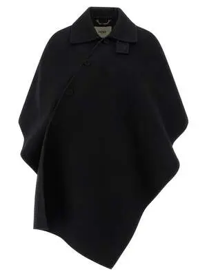 Fendi Double Wool Cape