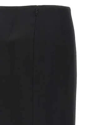 Fendi Grain De Poudre Midi Skirt