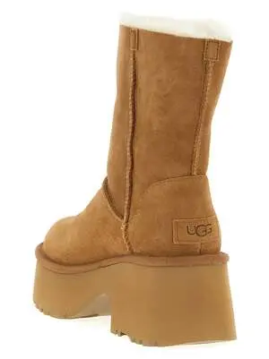 UGG Esmee Suede Platform Boots - Brown