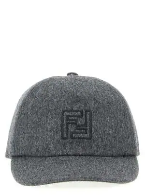 Fendi Wool And Cashmere Hat - Gray