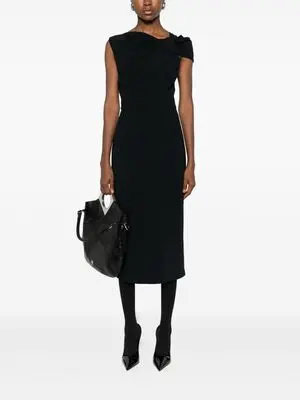Givenchy Draped Midi Dress