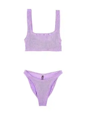 Hunza G Xandra Crinkle Bikini - Purple