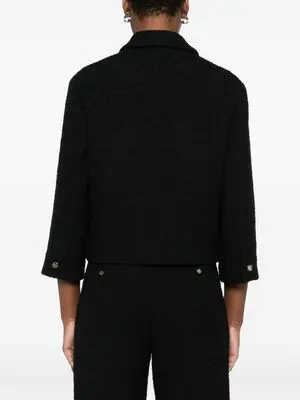 Gucci Bouclé Wool Jacket - Black