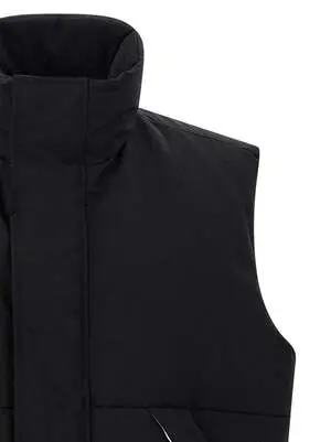 Herno Wrinkled Effect Technical Fabric Padded Vest