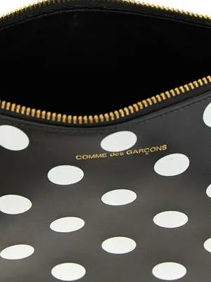 Comme Des Garçons Polka Dots Printed Leather Wallet