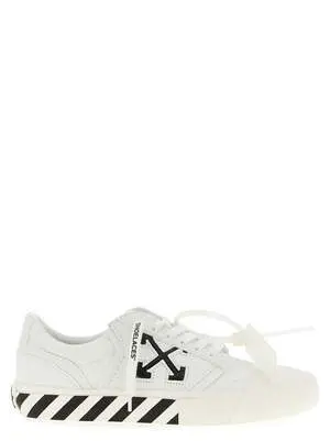 Off White Vulc Undercut Sneakers - White/black