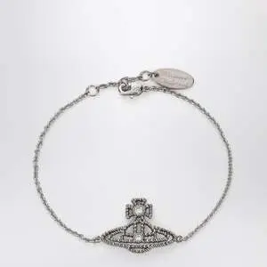 VIVIENNE WESTWOOD Platinum Orb Logo Bracelet - Metal